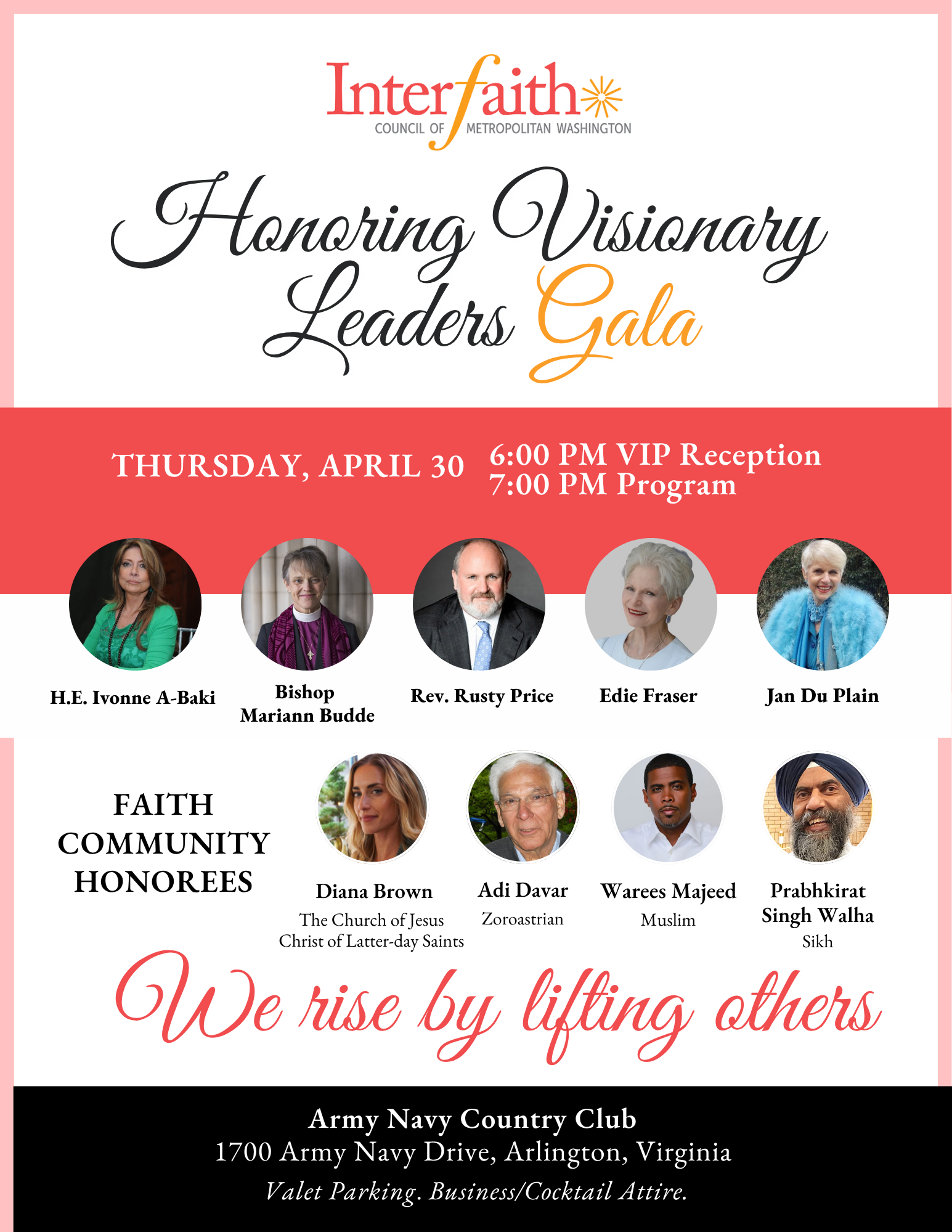 2026 IFC Gala: Honoring Visionary Leaders - InterFaith Council of ...